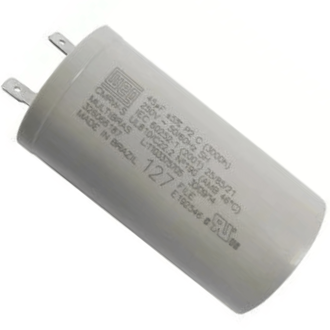 Capacitor 45uf 250v Para Lavadoras Brastemp Consul Electrolux ...
